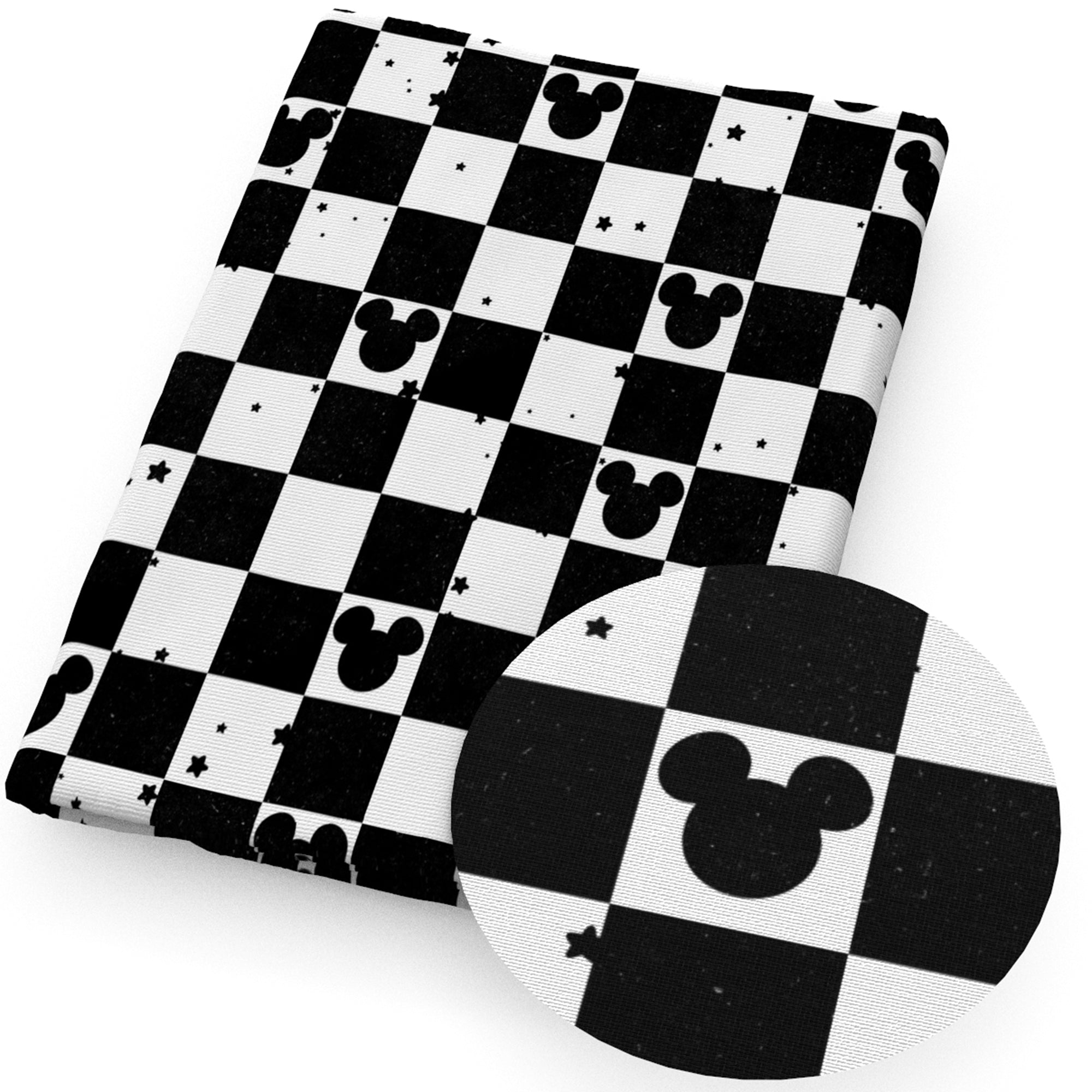 plaid grid gingham tartan buffalo plaid mickey minnie fabric – Erica's ...
